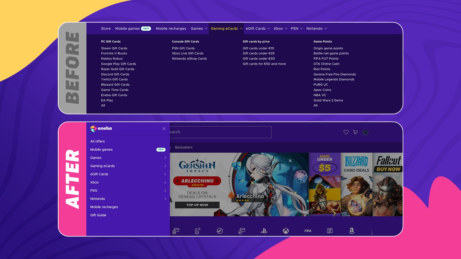 New Navigation on Eneba: Seamless User Experience Across All Devices ...