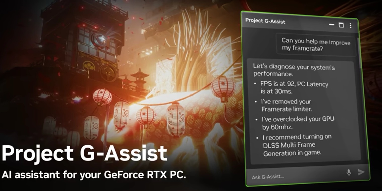 NVIDIA Release Project G-Assist For GeForce RTX AI PCs - Eneba