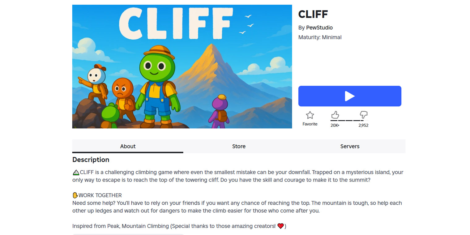 PEAK Dev Calls Out Roblox Rip-Off, CLIFF - Clone Shuts Down