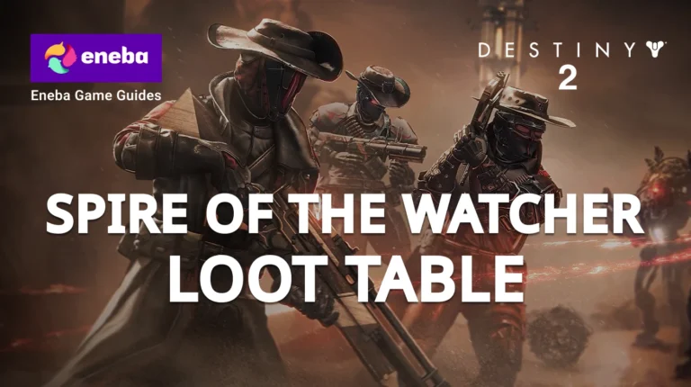 Destiny 2 Spire of the Watcher Loot Table: Complete Guide to Weapons ...