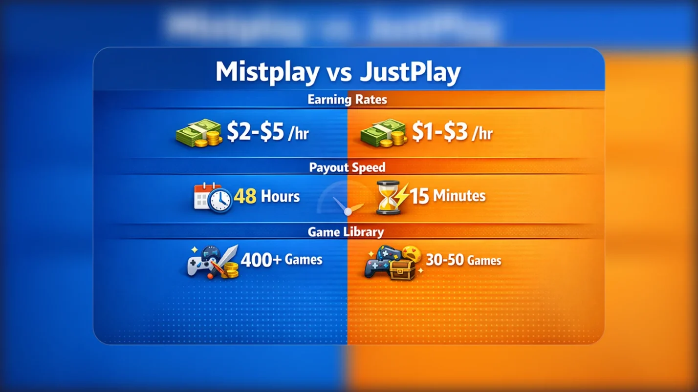 Mistplay vs JustPlay: Which Rewards App Pays More in 2026?