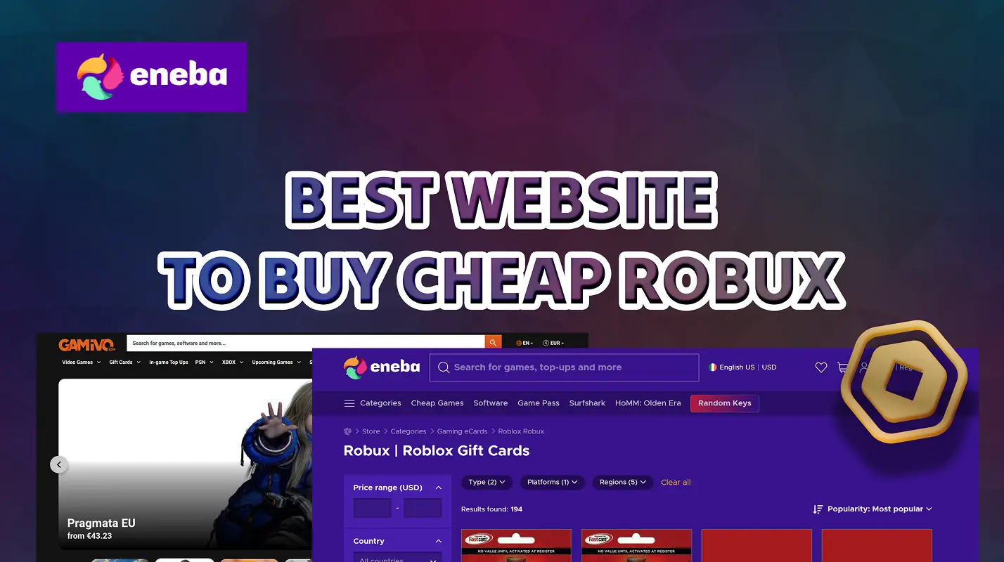 La mejor página web para comprar Robux baratos en 2026 | Eneba Hub